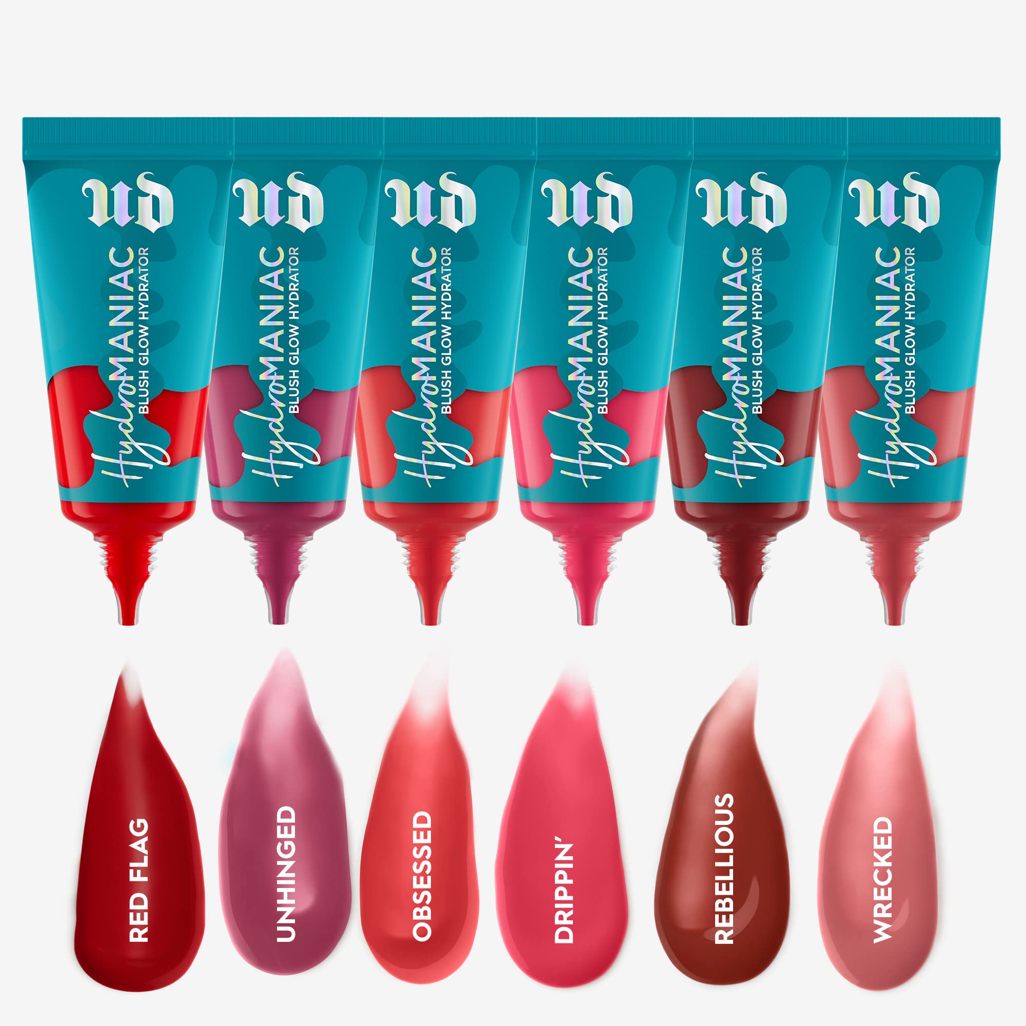 Urban Decay Hydromaniac Dewy Liquid Blush β Long-Lasting & Buildable Plumping Cheek Tint with 24HR Hydration β Kombucha Filtrate and Marula Oil - All Skin Types β Vegan β Wrecked - 0.5 Oz