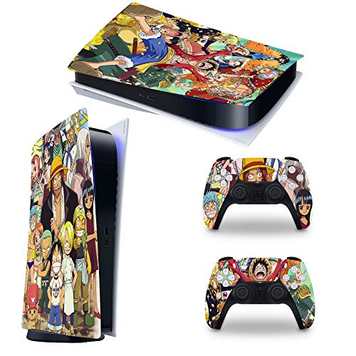 Treasure Pirates PS5 Digital Edition Whole Body Vinyl Skin Sticker Decal Cover for Playstation 5 Digital Edition System Console and Controllers