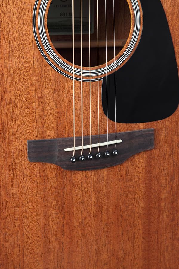 Takamine GD11MCE-NS Dreadnought Cutaway Acoustic-Electric Guitar - Natural Satin Bundle with Gig Bag, Cable, Tuner, Strap, Strings, Picks, Instructional DVD, and Austin Bazaar Polishing Cloth
