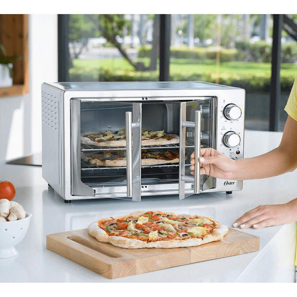 Oster TSSTTVFDXL Manual French Door Oven, Stainless Steel