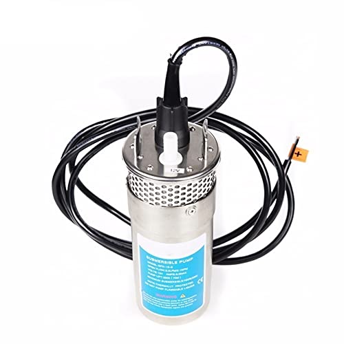 XuuSHA Hand Bilge Pump 12v/24v Large Flow Lift 70m Mini Submersible Solar Energy Water Pump Bilge Pump Automatic (Voltage : 12V 8L min)