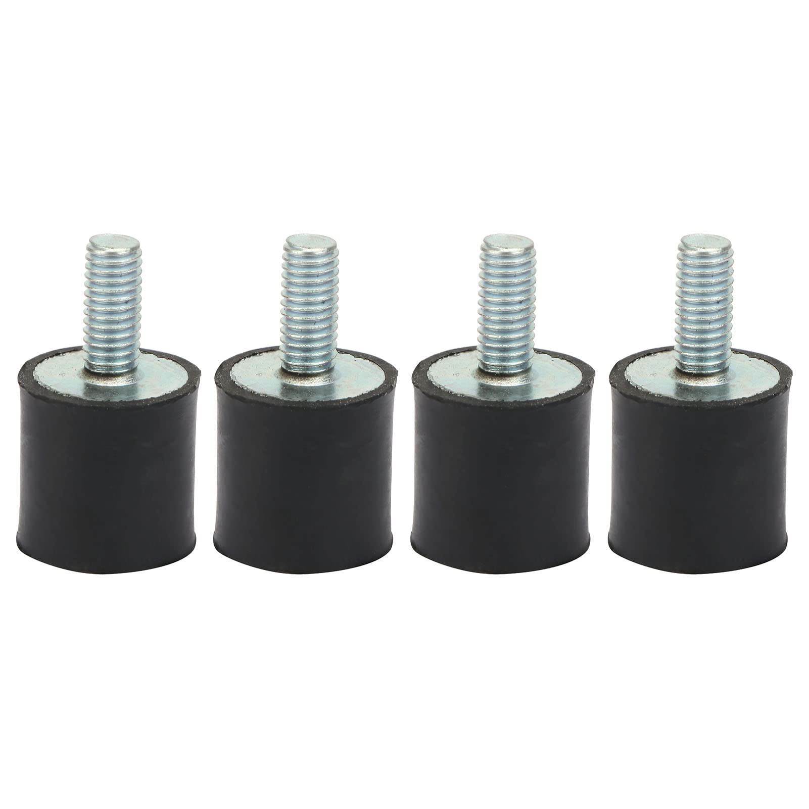 Rubber Mounts, 4pcs M3 M5 M6 Anti Vibration Silentblock Car Boat Bobbins for Air Compressors, Diesel Engines, Gasoline Engines, Water Pumps(VD15*15 M5*12)