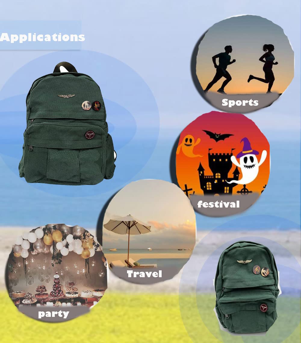 SOBOUR Ellie Backpack The Last Ellie Williams Cosplay Bag Joel Miller Backpack Vintage Casual Canvas Rucksack Laptop Travel Bag