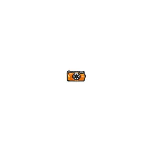Ricoh WG-6 Webcam Orange Waterproof Camera 20MP Higher Resolution Images 3-Inch LCD Waterproof 20m Shockproof 2.1m Underwater Mode 6-LED Ring Light for Macro Photography