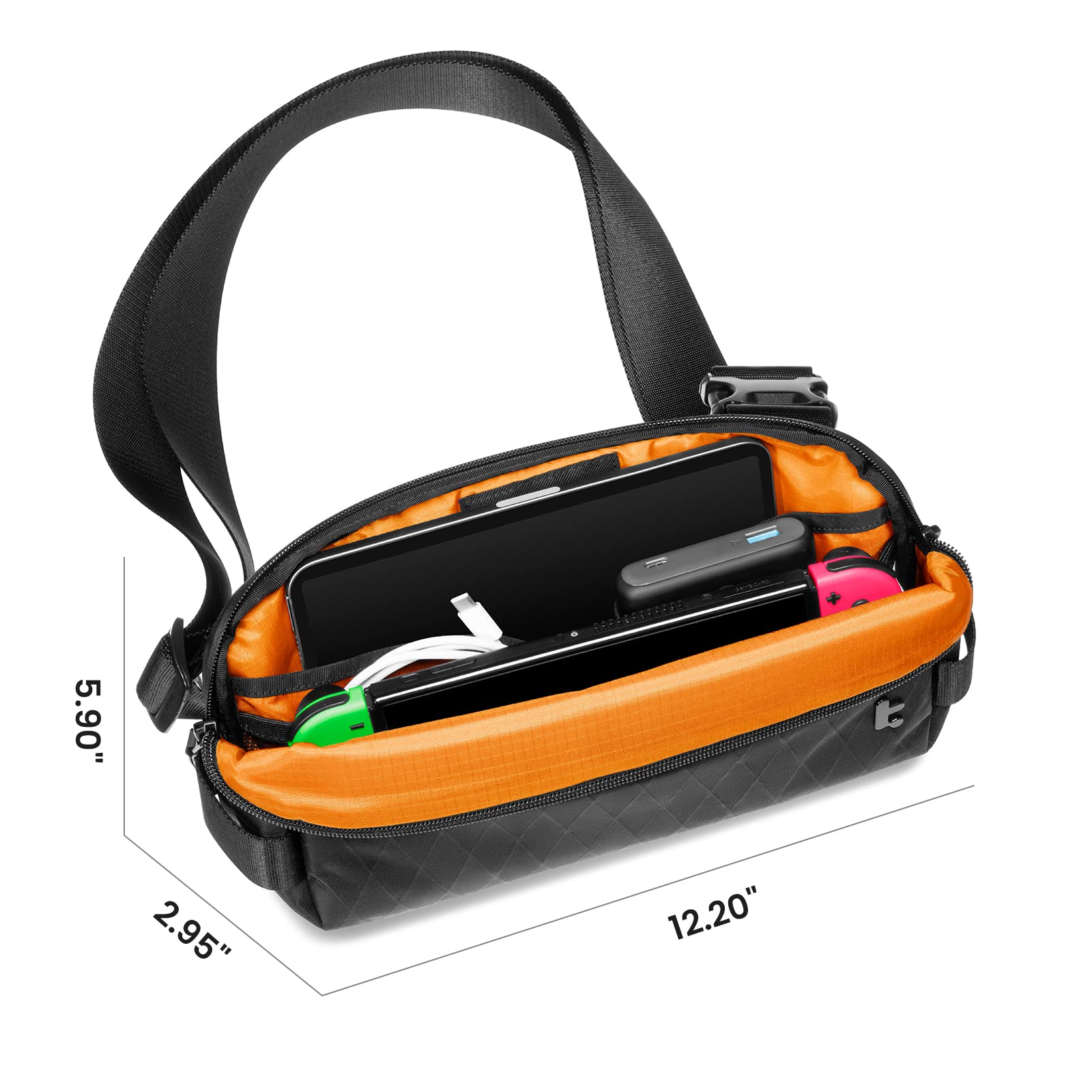 tomtoc Bundle Set - TechPack-T73 X-Pac 30L & Compact EDC X-Pac Sling Bag 4L(Fits 8.2-inch iPad Mini)