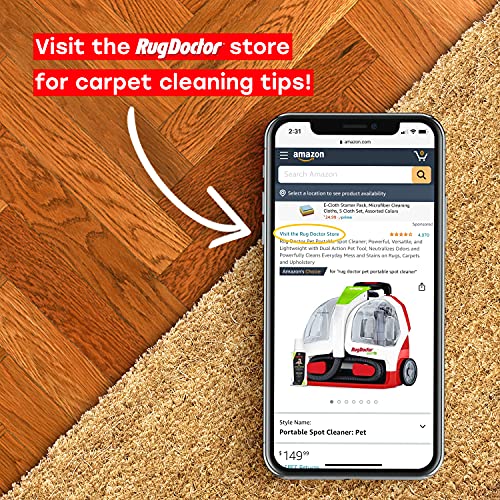 Rug Doctor Oxy Carpet Cleaning Solution, 64 oz., Removes Embedded Stains & Odors with Powerful Oxygen Activated Boosters, Compatible with All Leading Carpet Cleaning Machines