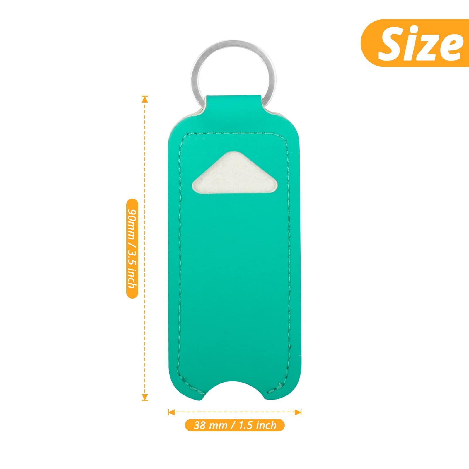 YEEPSYS Chapstick Holder for Lipstick, Keychain Lip Balm Holder, Women Travel Makeup Accessories (3 Pack)
