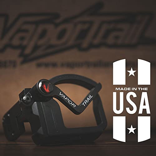 Vapor Trail Archery Gen 7 Arrow Rest, Right Hand, Hoyt Bracket, Black Cage