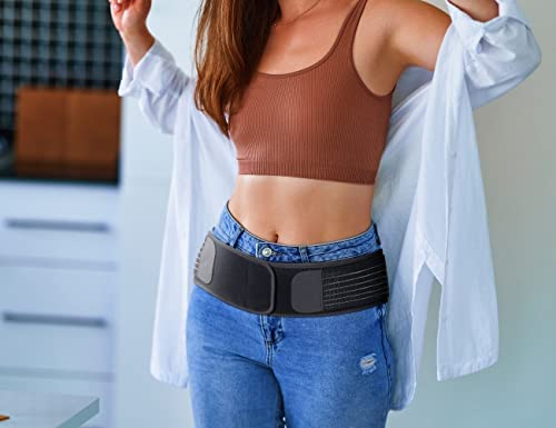 THX4COPPER Anti-Slip Mesh SI Hip Belt, Compression Lower Back Support Brace, Elastic Sacroiliac Joint Brace