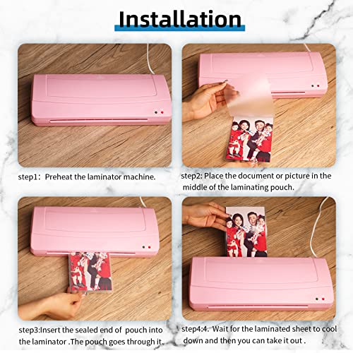 Uinkit Legal Thermal Laminating Pouches 9X14.5inches 5mil for Extra Protection 100Pack Clear Glossy Laminating Sheets Laminator Pockets (9x14.5x100-5mil)