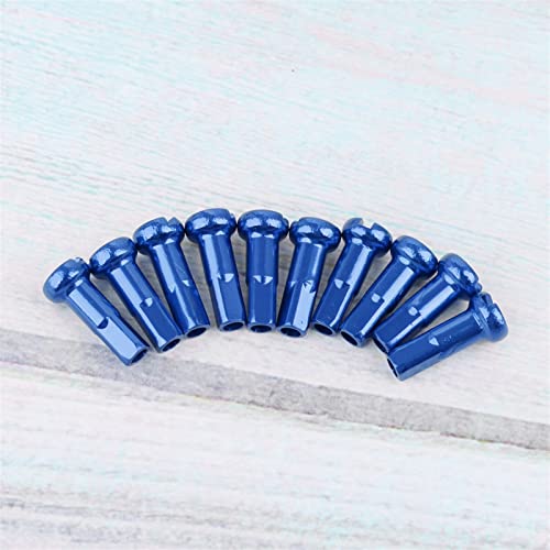 WICKYPRINCE Bike Spoke Nipples 10 Pack Spoke Nipples Ends for Mountain Road Bikes 14 G Spokes Protector Guards (Color : Yellow)