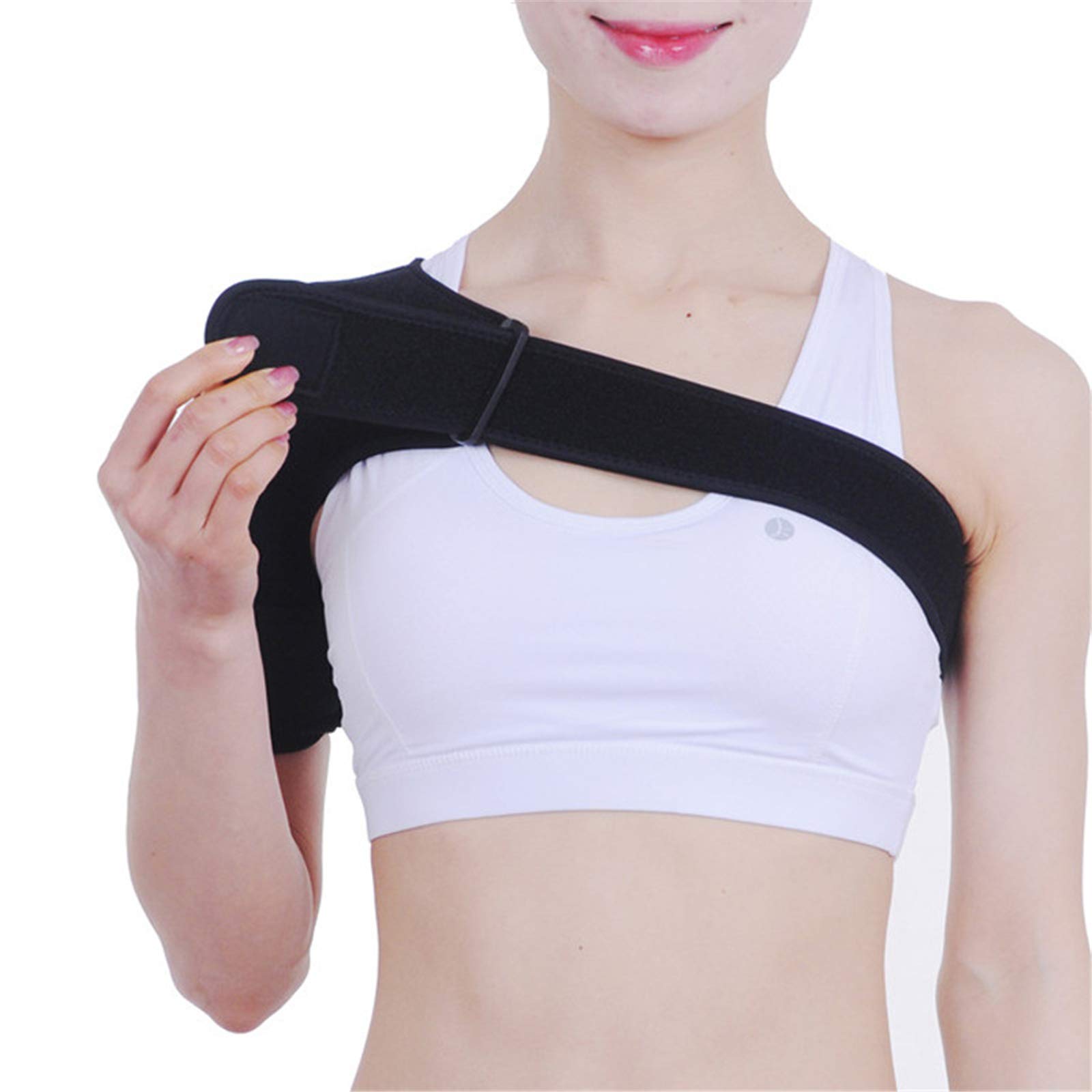YUIJ Universal Shoulder Brace Support,Dislocated Shoulder Support and Stability Breathable Prevent Injuries Dislocated AC Joint Frozen Pain