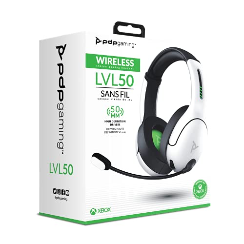 Xbox Wireless Headset with Mic - Compatible with Xbox Series X|S, Xbox One, PC - White