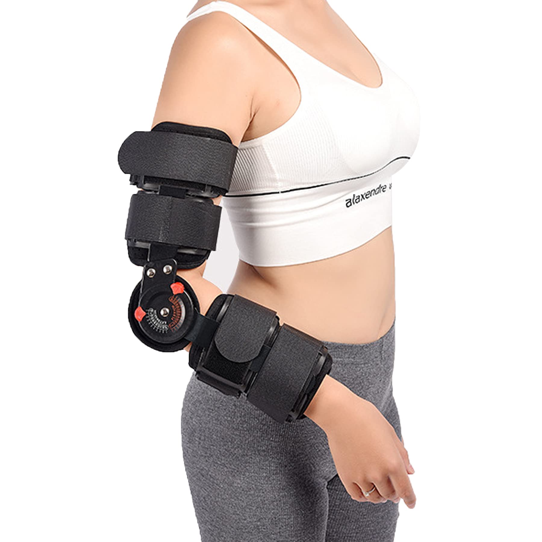 WILLQ Hinged ROM Elbow Brace for Post-op Surgery Recovery Dislocated Arm Elbow Brace Stabilizer Splint Arm Orthosis Injury Recovery Support Surgery Injury Recovery Pain Relief