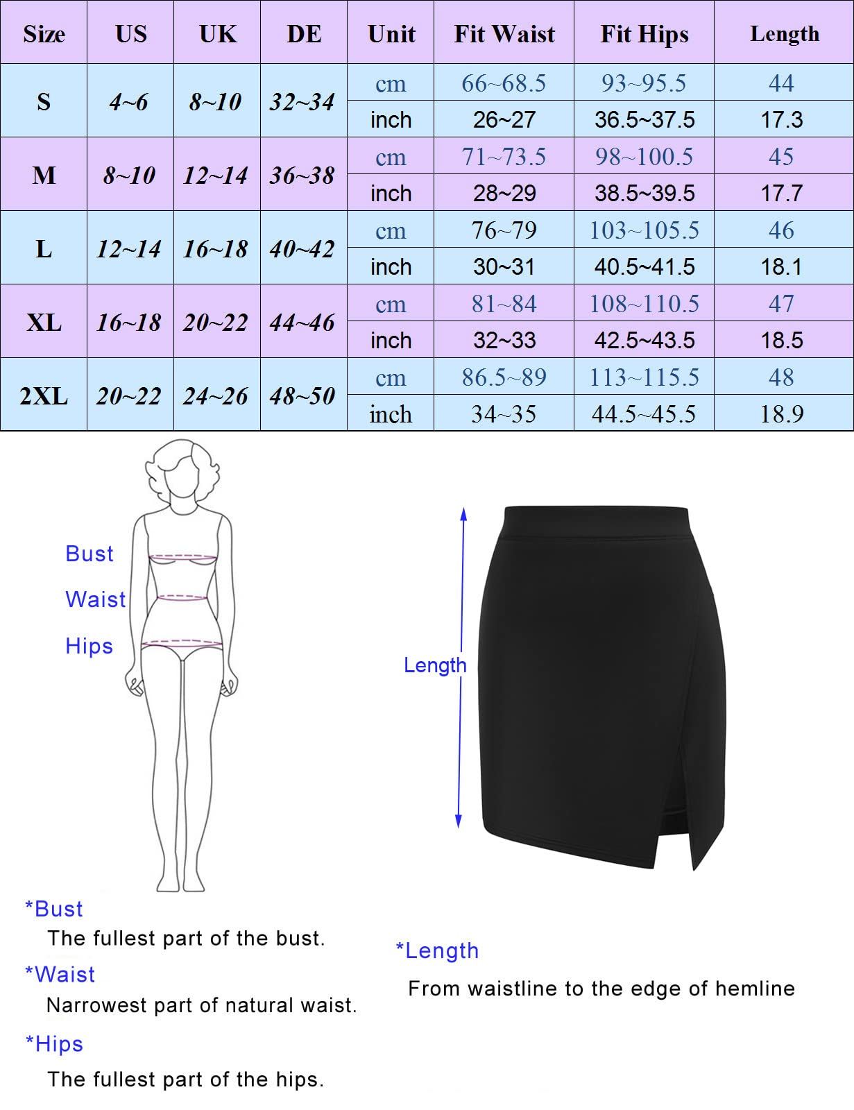 Women's Tennis Outdoor Skort Golf Skirt High Waist Skorts Side Split with Pocket Breathable (Print Blue, M)