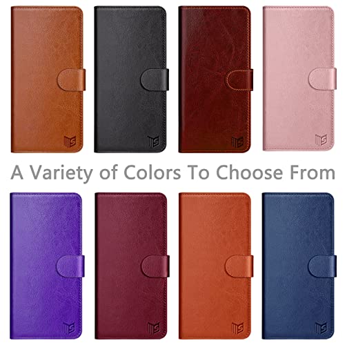 SUANPOT for Samsung Galaxy A32 5G Wallet case RFID Blocking Credit Card Holder, Flip Book Phone case Folio Cover for Women Men for Samsung A32 case Wallet Cellphone PU Leather case Navy Blue