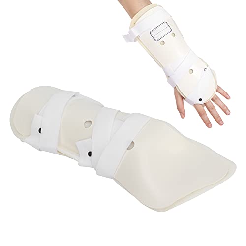 Wrist Splint, Wrist Wraps Adjustable Buckle Ergonomic Design for Sprain for Carpal Tunnel for Sports Injuries for Joint Instability(Left Hand, L)