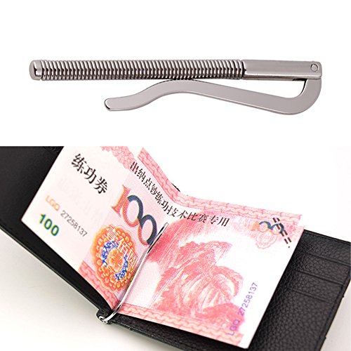 Zerodis 5PCS 8cm Spring Money Spring Clip DIY Tool Durable Money Money Organizers Clip Money Holders