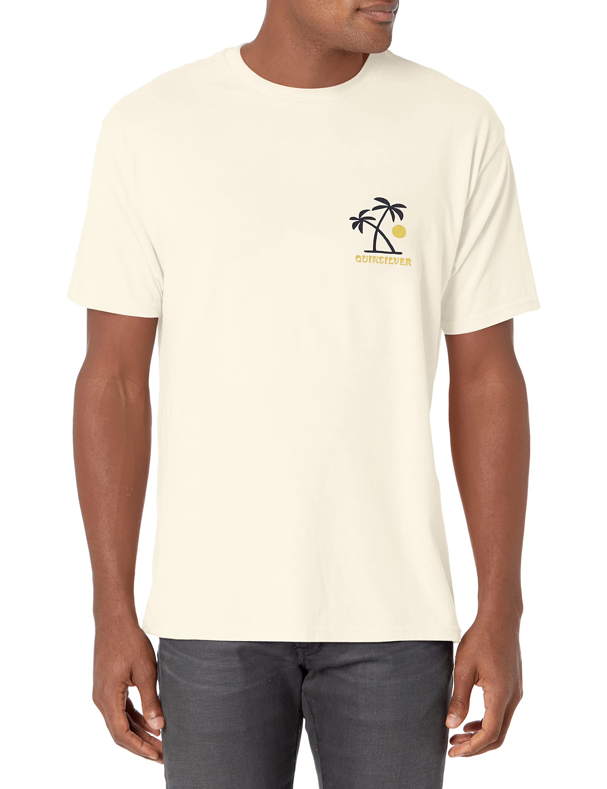 Quiksilver Men's Sunset Rituals Tee, Birch, Large