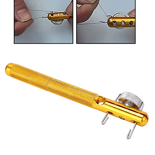 Yeuipea Fishing Knot Tying Tool,Fishing Knot Tier Tying Tool Hook Line Knotting Portable for Quick Knoting Hook Connection