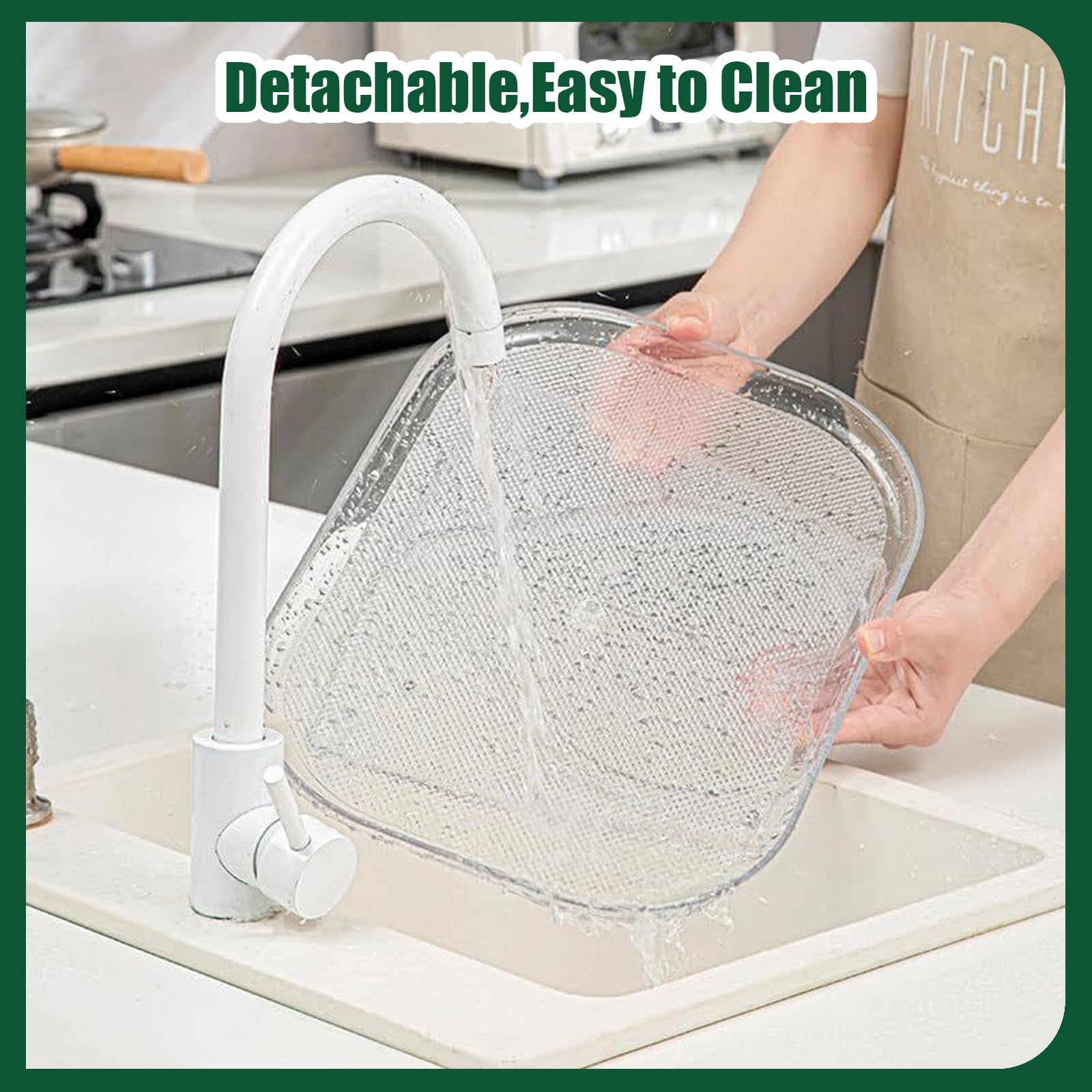 Square Lazy Susan for Refrigerator,Clear Turntable Organizer,Rotating Lazy Susan Spice Organizer,Countertop Condiment Storage Rack for Kitchen Cabinet Pantry Table