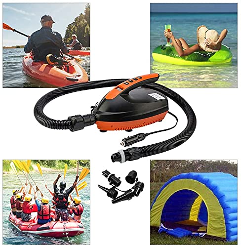 SUP Air Pump, 16 PSI High Pressure Paddle Board Pump 12V DC SUP inflator Quick Air Inflator, Electric Inflatable Stand Up Paddle Board Pump Portable for Inflatable SUP Inflation & Deflation