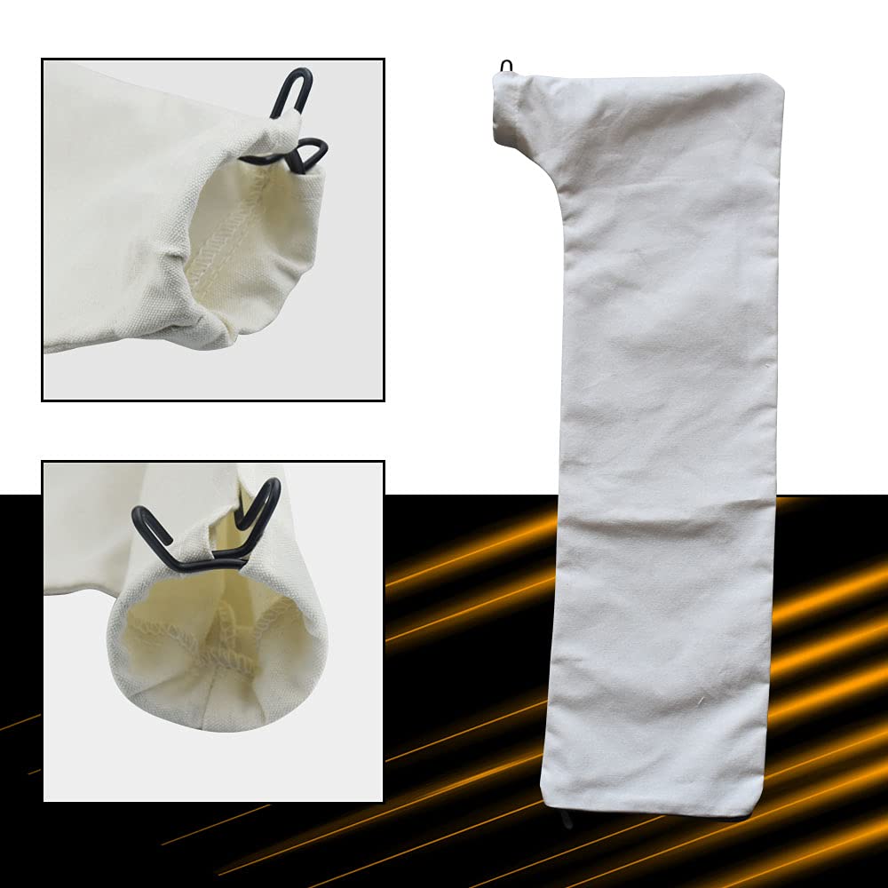 TS1004 2.5inch Table Saw Dust Collector Bag - by Mowerhub, Compatible with Bosch / Ryobi / Craftsman / Porter Cable and more - Fits Model 4000, 4100, GTS1031, GTS1041A (2)