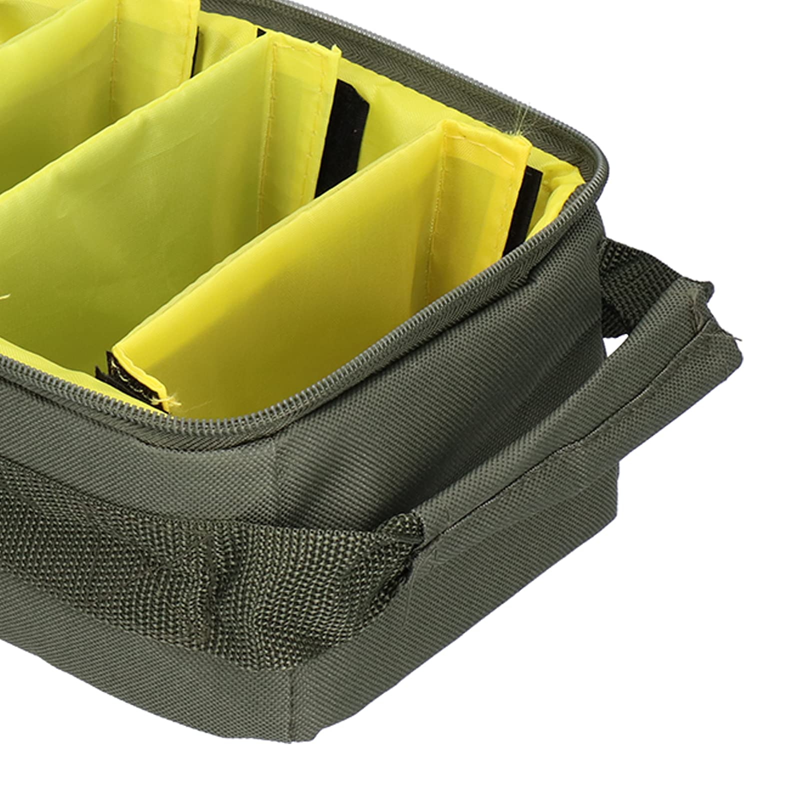 Yeuipea Fishing Tackle Bag Lures,Polyester Large Capacity Fishing Tackle Bag Lures Hook Storage Handbag Fishing Accessory
