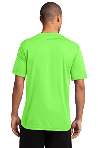 Port & Company Performance Tee. PC380 Neon Green