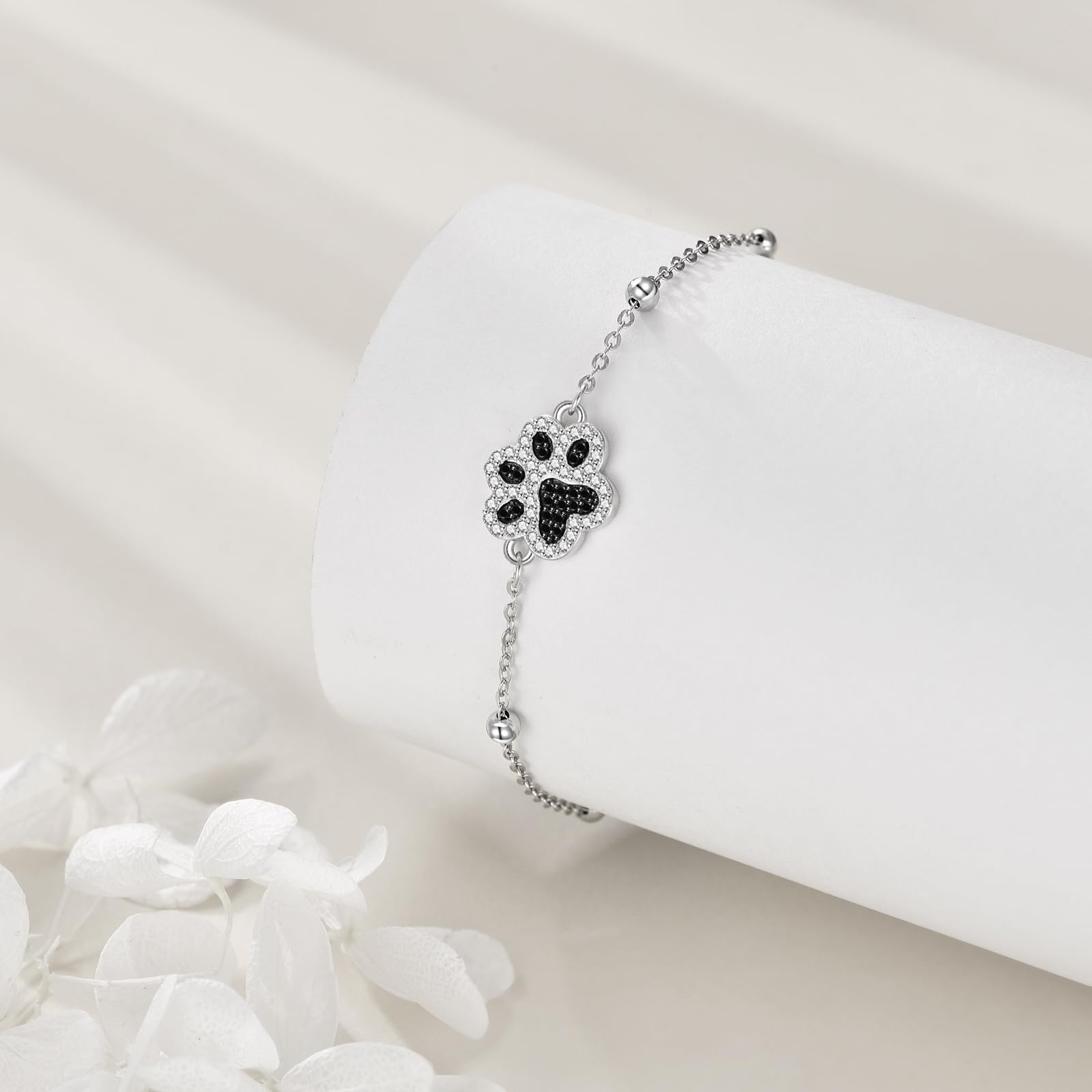YFN Sterling Silver Otter Bracelets Otter Animal Jewelry for Women (7+2 inches)