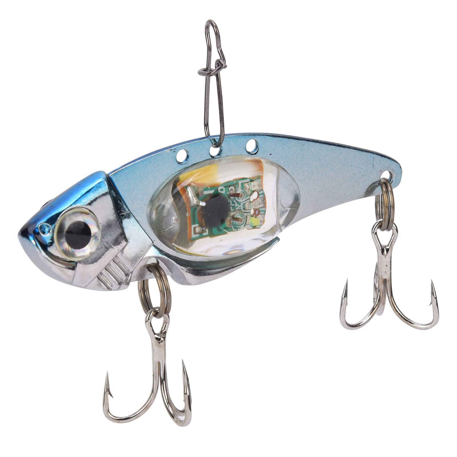Yeuipea LED Fishing Lure Light,2 pcs LED Underwater Fishing Lure Light Night Lamp Attractor Bait Fish Tool Accessories