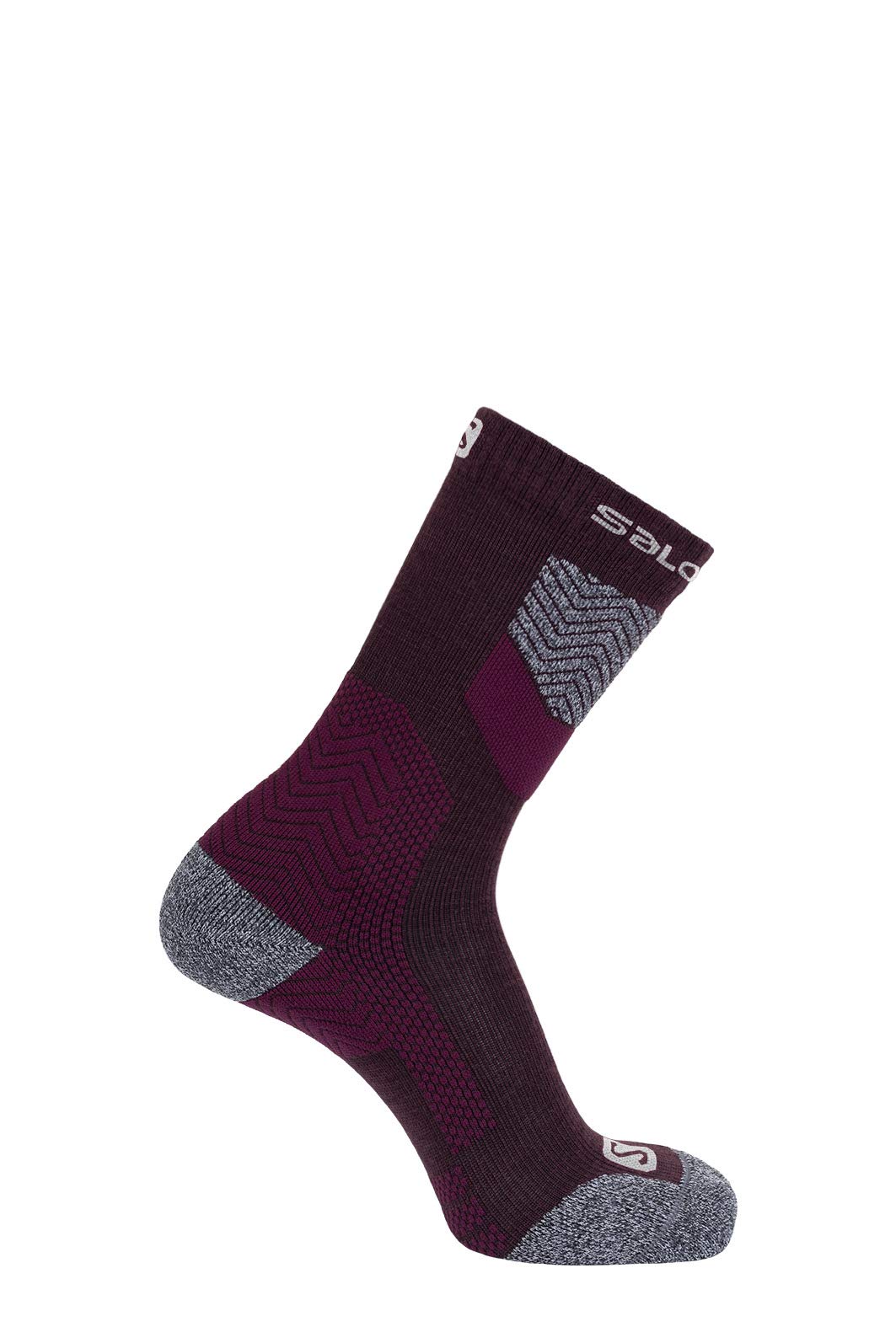 Salomon Standard Socks, black/mauve wine, L
