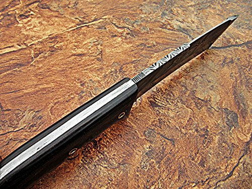 Poshland TR-170 Custom Handmade Damascus Steel 10 Inches Tanto Knife - Perfect Grip G10 Handle