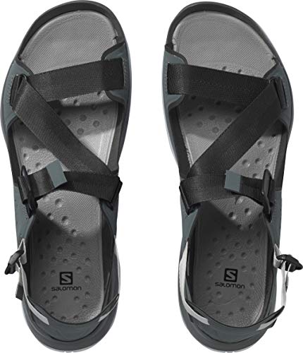 Salomon Unisex TECH Sandal Hiking Shoes, Urban Chic/Forever Blue/Pearl Grey, 10 US Men