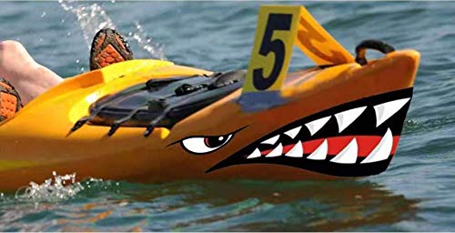 Xixiying Shark Teeth Stickers Reflective Stickers Decorative Patterns for Kayaks, Fishing, Canoes, Cars, Trucks, Etc.