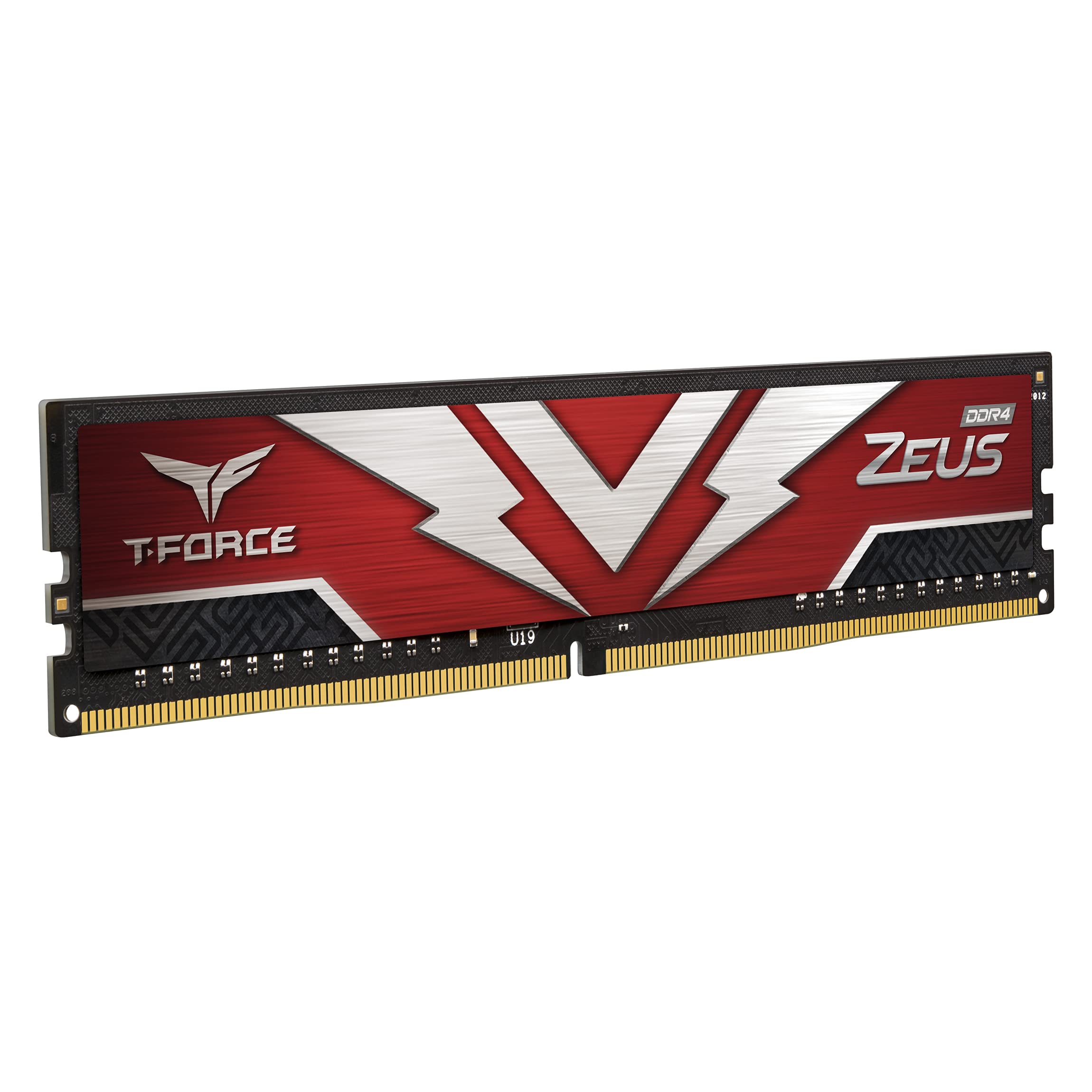 TEAMGROUP T-Force Zeus DDR4 16GB Kit (2 x 8GB) 3200MHz (PC4 25600) CL20 Desktop Gaming Memory Module Ram TTZD416G3200HC20DC01
