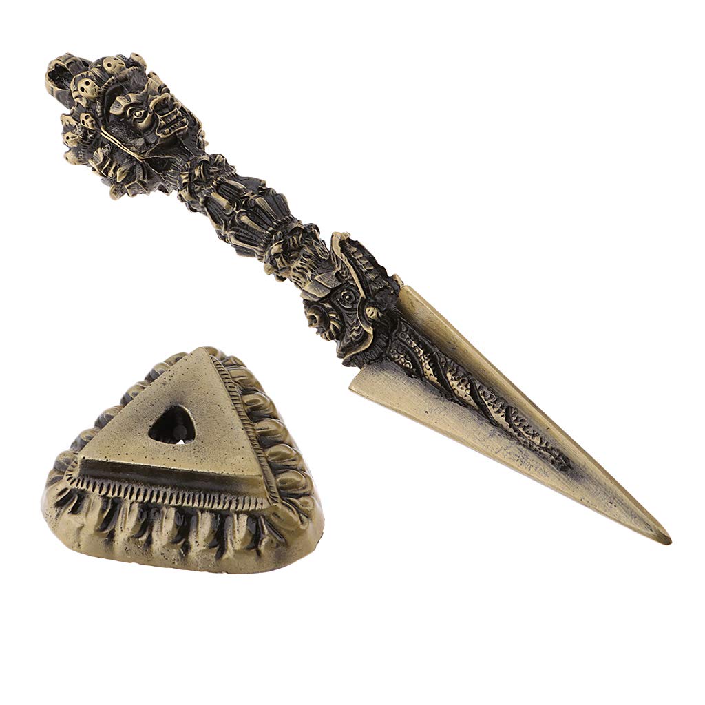 Yiju Brass Vajra, 7 Inch Ritual Tibetan