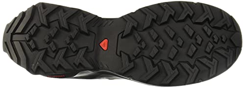 Salomon X Raise Hiking Shoes for Men, Black/Grape Leaf/Phantom, 7.5