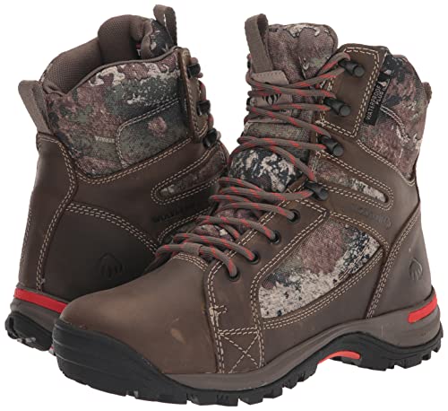 Wolverine Men's Sightline Waterproof Insulated Mid Calf Boot, Gravel/Timber, 8