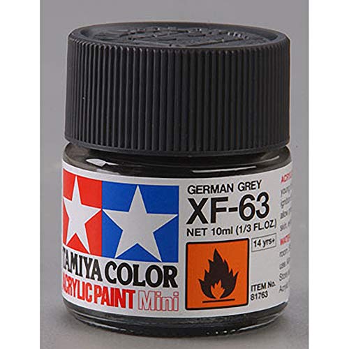 TAMIYA Acrylic Mini XF63 German Grey TAM81763 Plastics Paint Acrylic