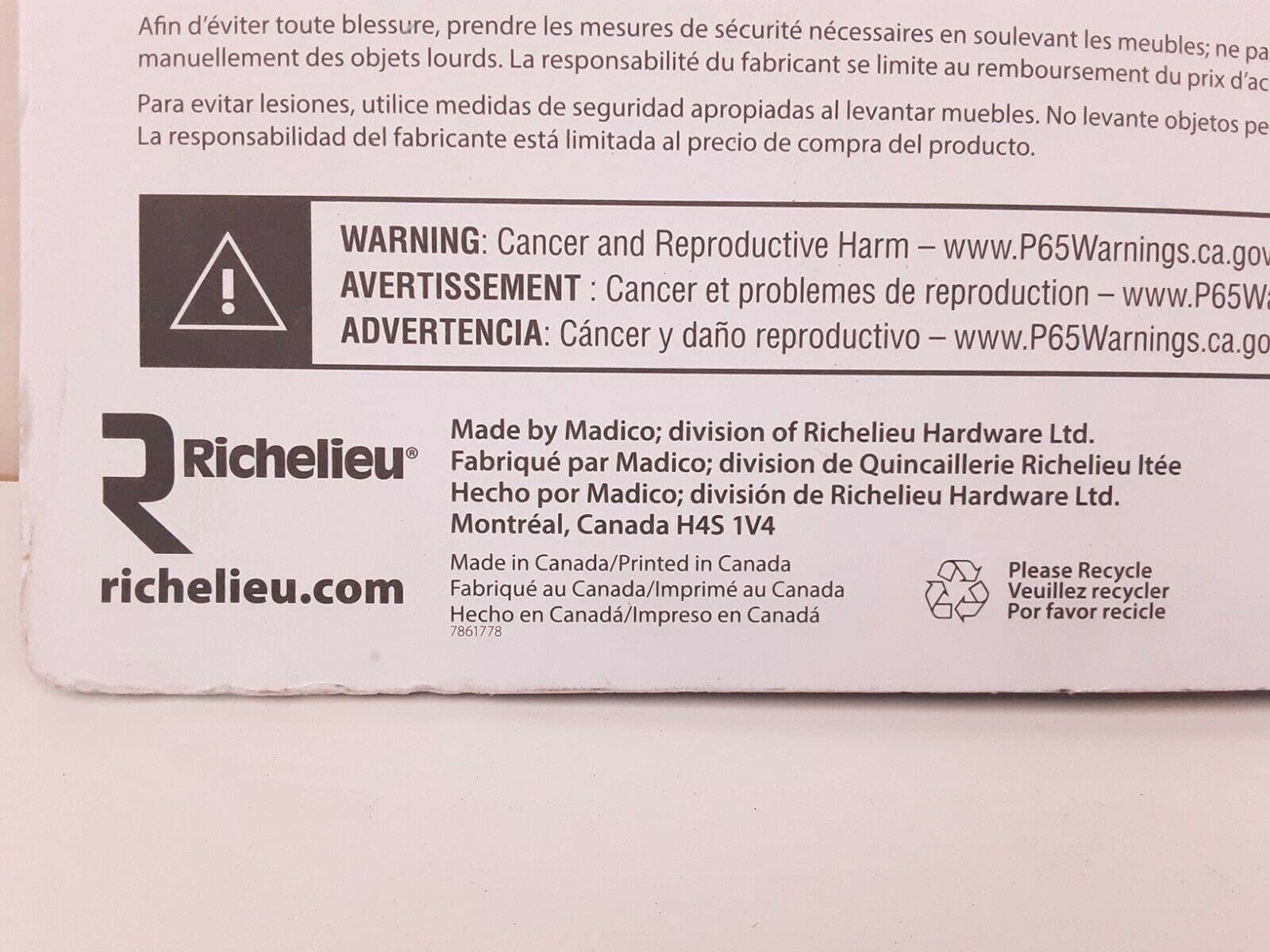 RICHELIEU Eco Feltac Surface Savers Household Kit