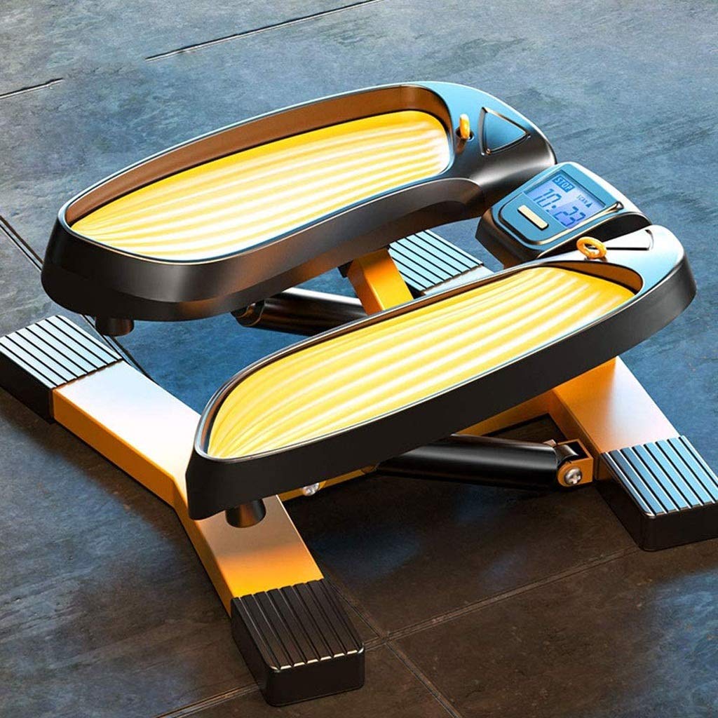 YFDM Fitness Stepper, Multi-Function Household Hydraulic Mini Pedal Indoor Sports Twist Steppers