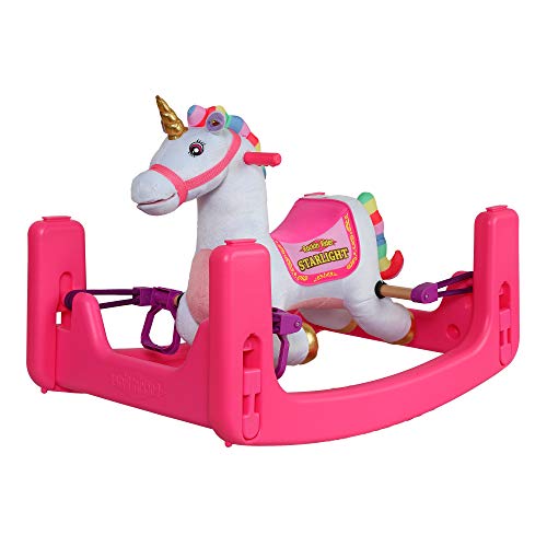 Rockin' Rider Starlight Grow-with-Me Unicorn, Pink