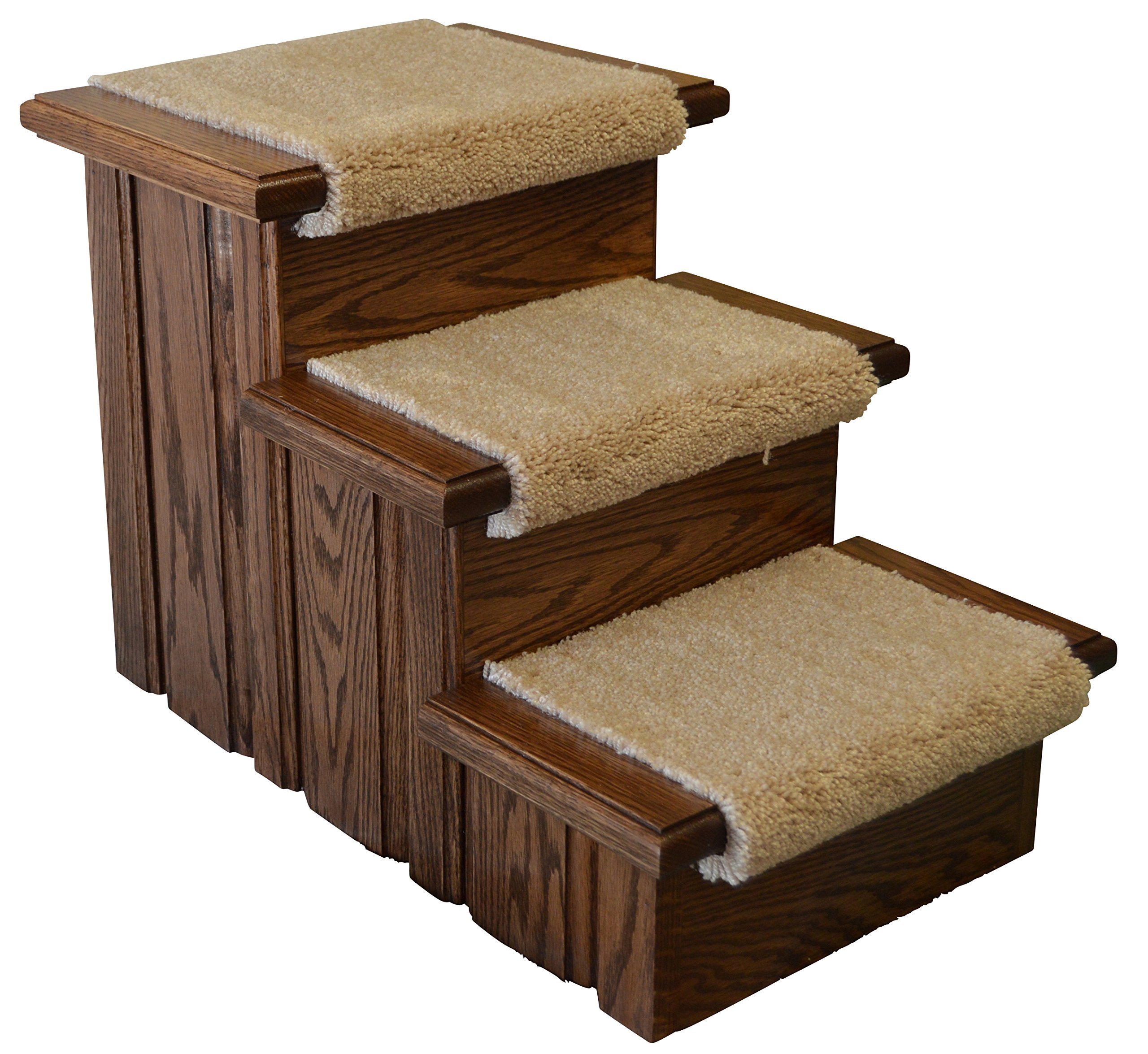 Premier Pet Steps Carpeted Tread Dog Steps, 17-Inch
