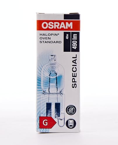Osram Halopin Oven 40W Backofenlampe Sockel G9 230V >300°