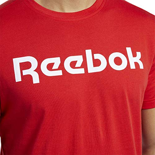 Reebok Men's Standard Training Essentials Graphic T-Shirt, Motor red, X-Large