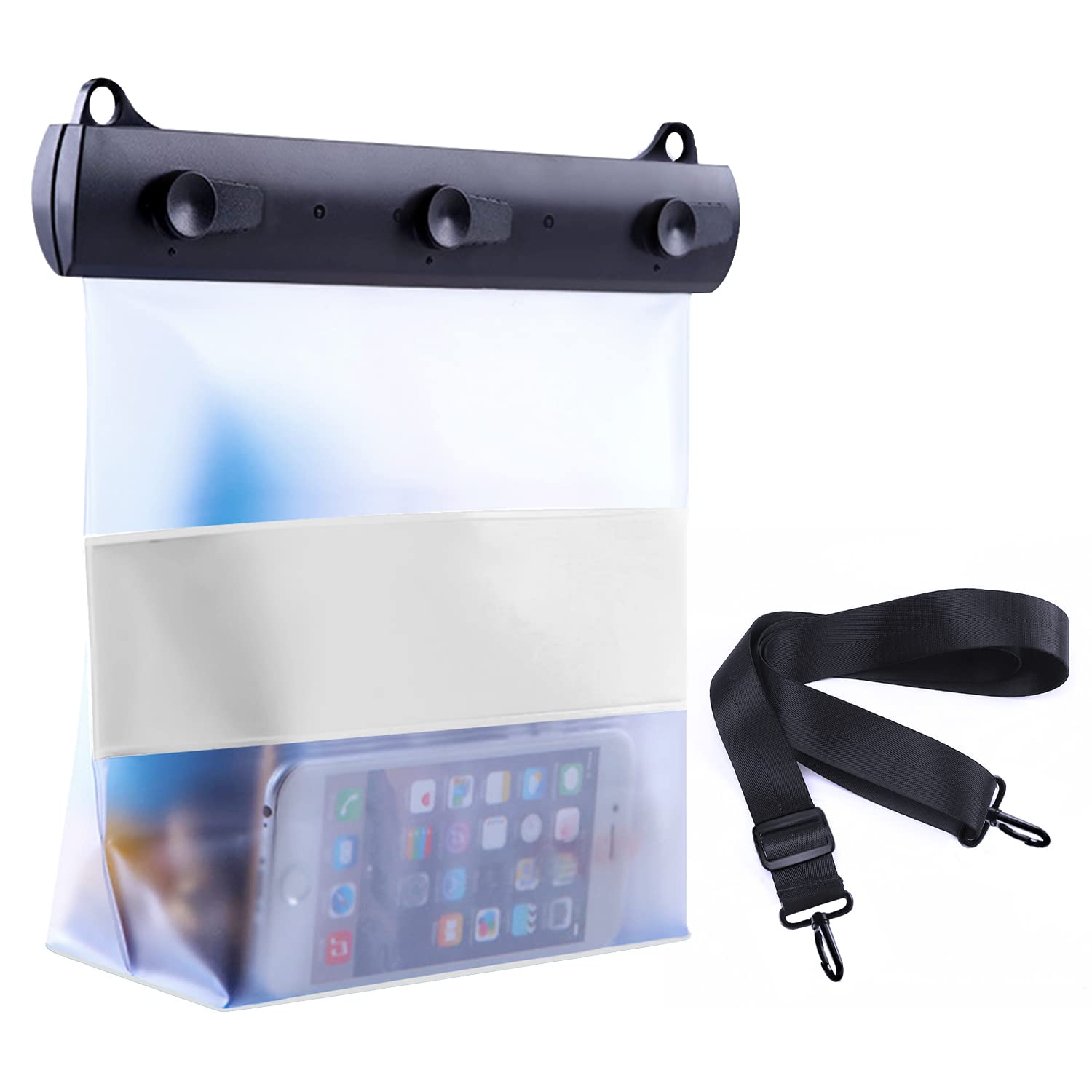 Uniswim Multifunctional Storage Pouch Waterproof Dry Bag with Adjustable Belt for Phone Valuables for Swimming Snorkeling Boating Fishing Kayaking Rafting
