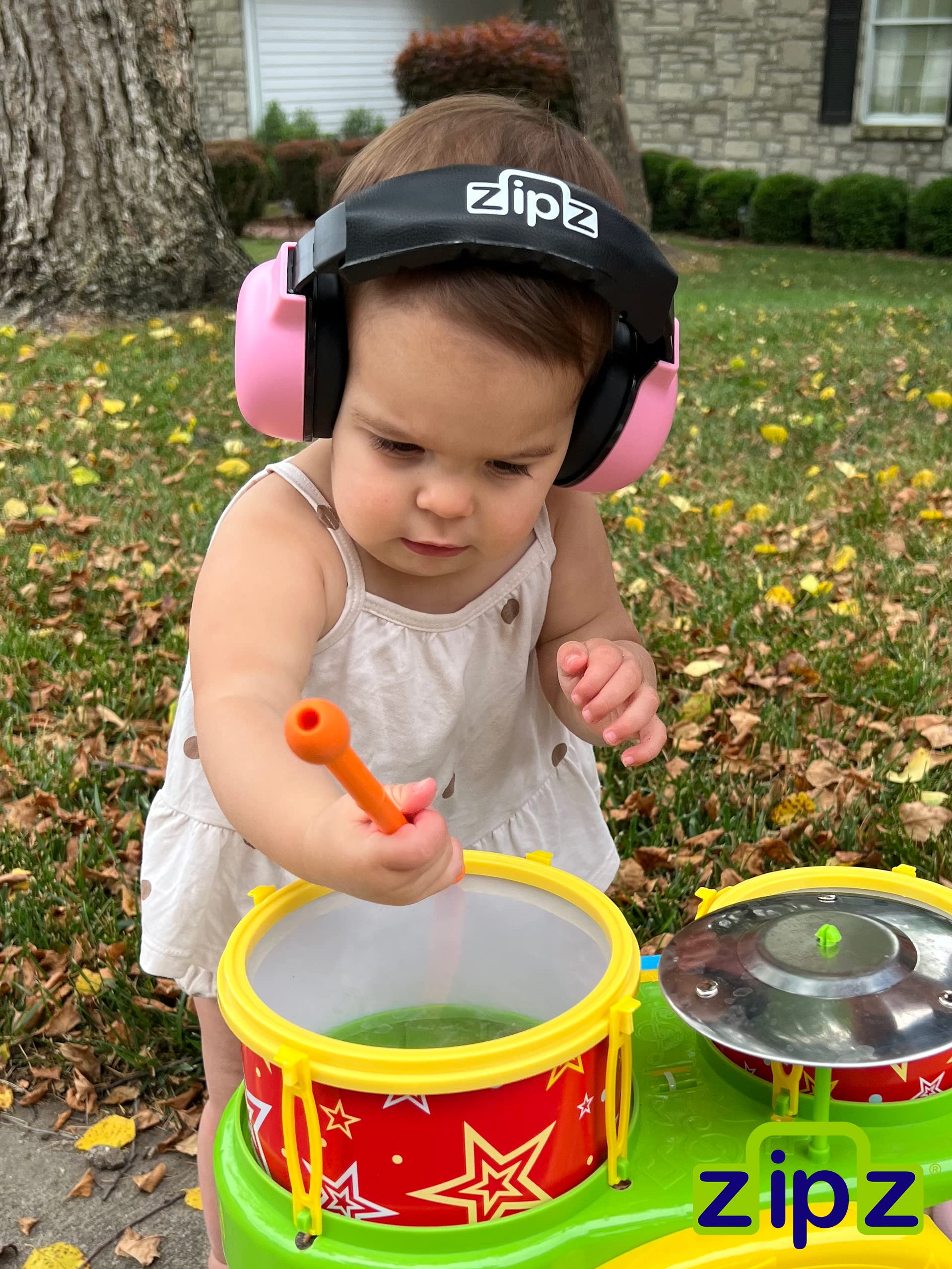 ZIPZ Baby & Toddler Earmuffs β Innovative Design β Change Colors with Magnetic Shells β Hearing Protection Headphones 0-4 yrs