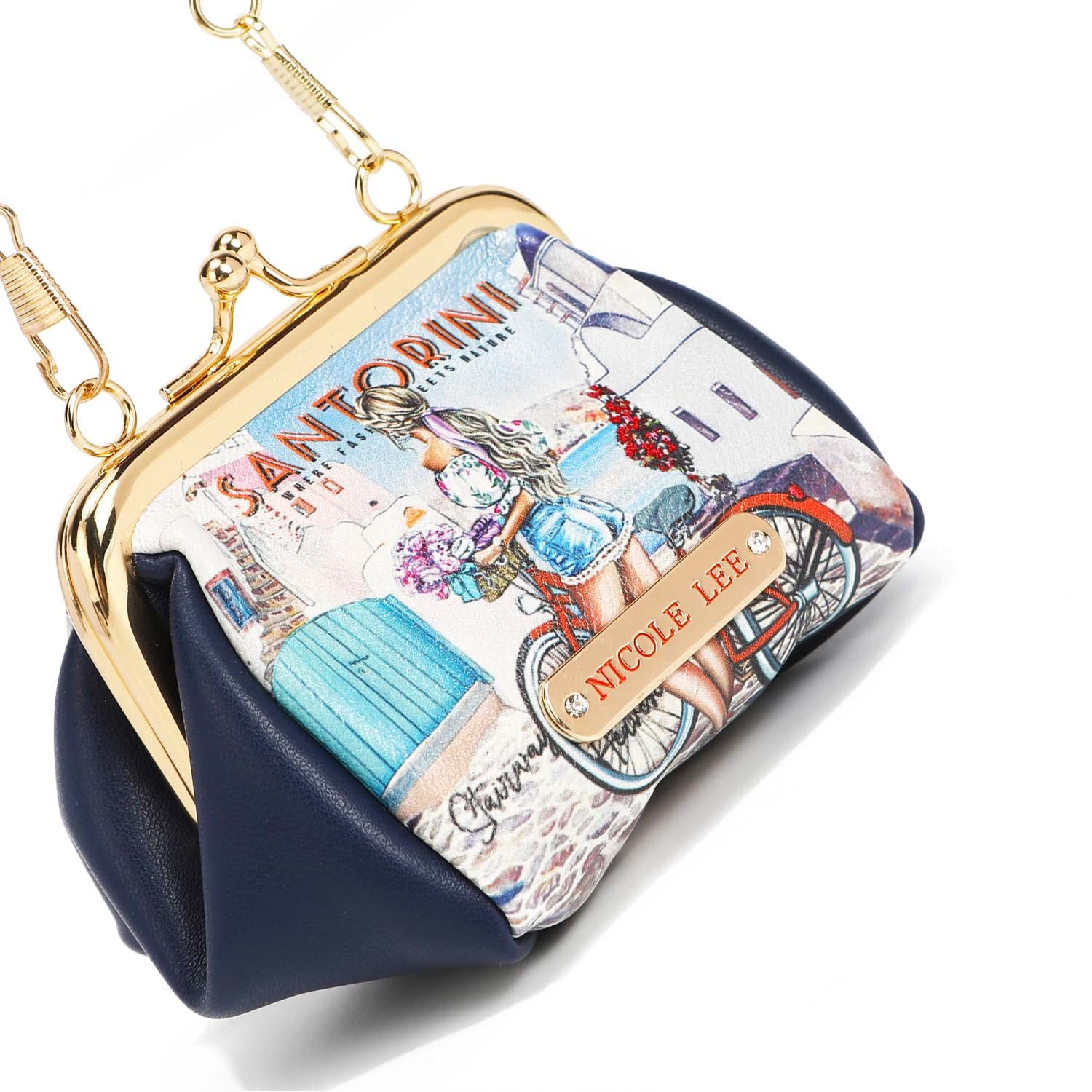 Nicole Lee MINI KISS LOCK COIN PURSE