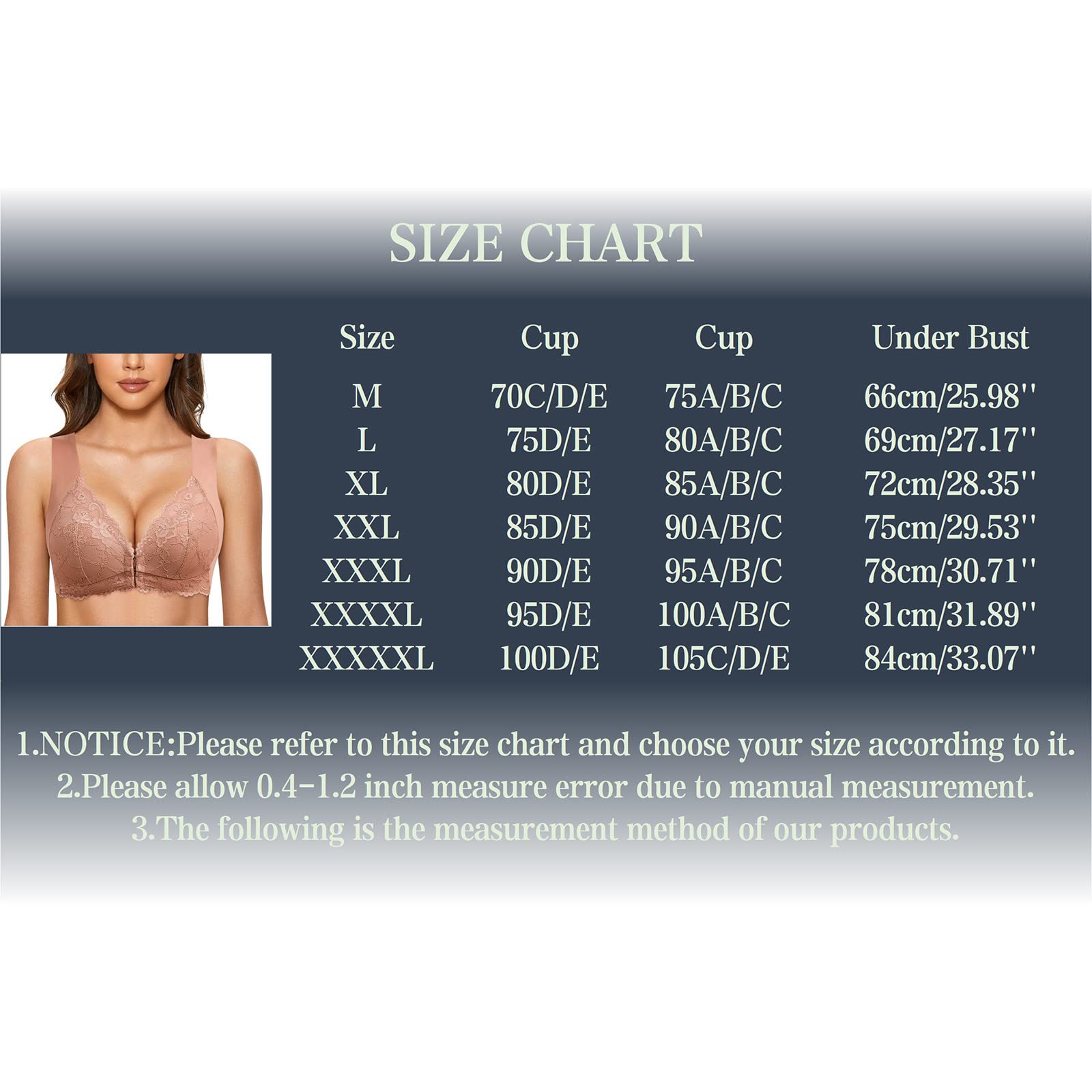 Womens Gstring Thong Panties Womens No Steel Ring French Womens Front Close Bra T Back Plus Size Seamless Unlined Bra for Large Bust Strap Less Bra